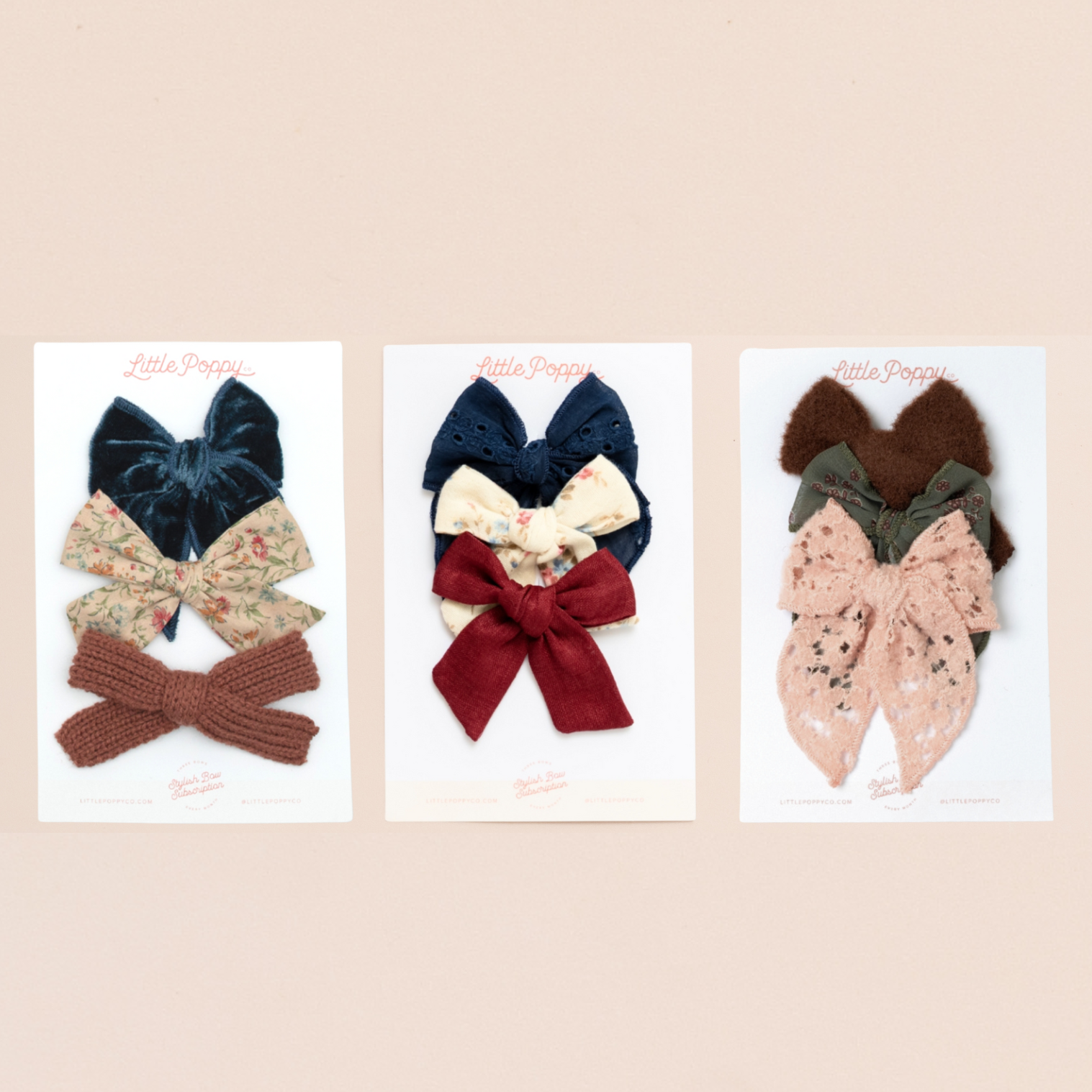 Fall Headband Bow Bundle, Bows for Babies and Girls – Little Poppy Co.